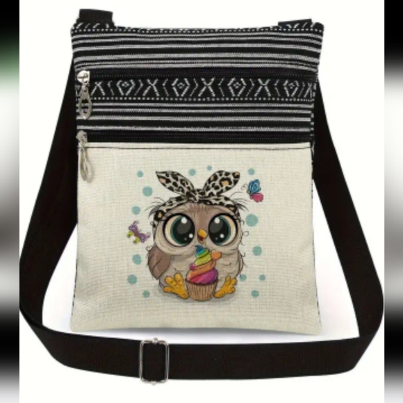 Boho Gypsy Sisters | Bags | Owl Embroidered Crossbody Bohemian Style ...